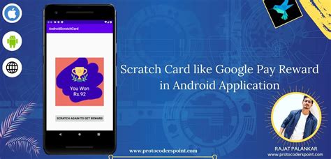 Scratch Card Like Google Pay Reward Card In Android Studio