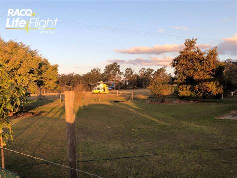 Racq Lifeflight Rescue Airlifts Man Injured Fighting Fire Lifeflight