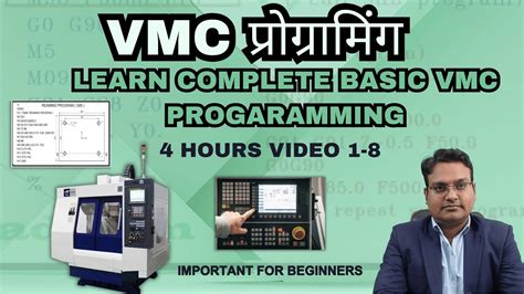 Vmc Programming Complete Video Vmc Machine Programming Cnc Milling Machine Programming 4