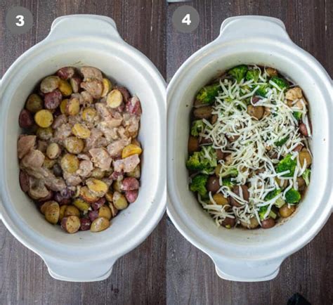 Slow Cooker Garlic Parmesan Chicken And Potatoes