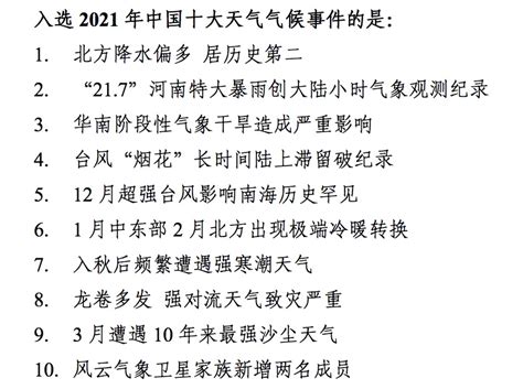 2021年我国极端天气气候事件频发、强发 全球平均气温创历史新高手机新浪网