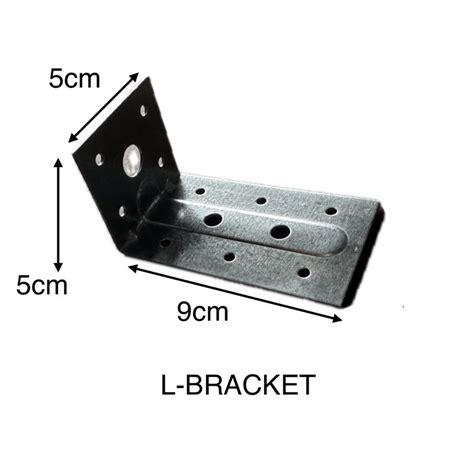 L Bracket Galvanized Iron Gi L Bracket L Bracket Besi Atap Shopee