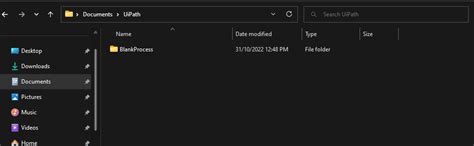 Unable To Create A Robot Project Throws Error Studio Uipath