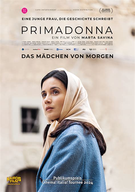 Filmplakat Primadonna Das Mädchen Von Morgen 2022 Filmposter Archiv