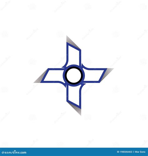 Ninja Weapons Vector Logo Stock Vector Illustration Of Martial 198506465