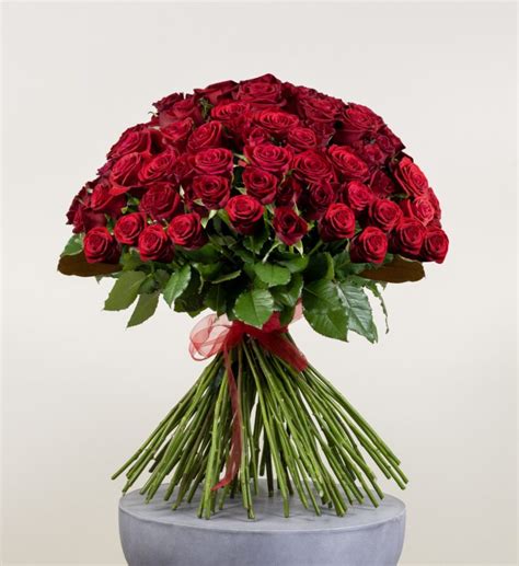100 Stem Nz Red Roses Deluxe Bouquet