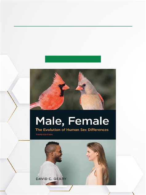 Male Female The Evolution Of Human Sex Differences 3rd Edition