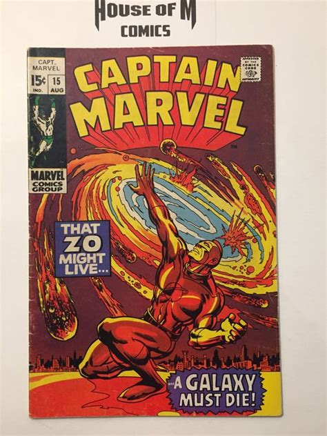Captain Marvel 15 Silver Age Gem That Zo Might Live Catawiki