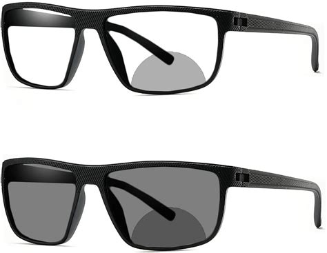 Transition Photochromic Bifocal Reading Glasses For Men