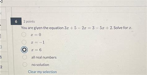 Solved 2 ﻿pointsyou Are Given The Equation 3x5 2x3 5x2