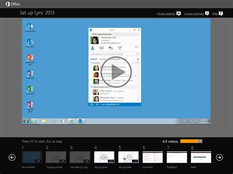 Ppt Set Up Lync 2013 Powerpoint Presentation Free Download Id5635203