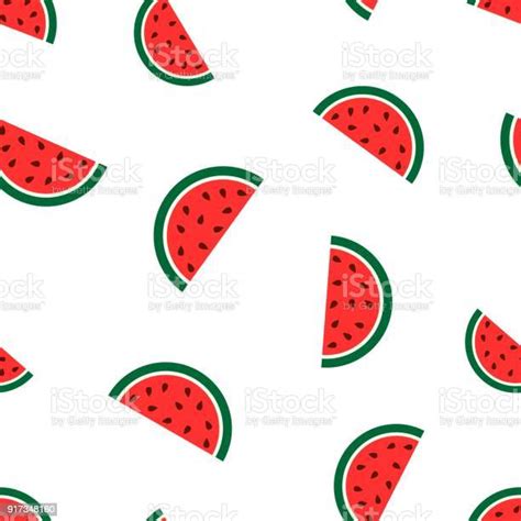 수 박 원활한 패턴 배경 아이콘입니다 비즈니스 평면 벡터 일러스트입니다 맛있게 잘 익은 수 박 과일 기호 기호 패턴입니다 건강한