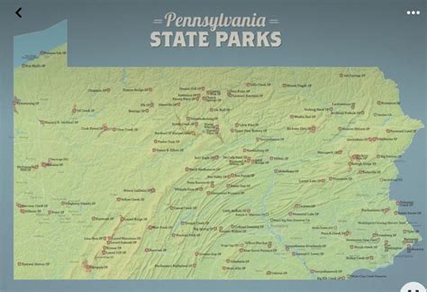Map Of Pennsylvania State Parks