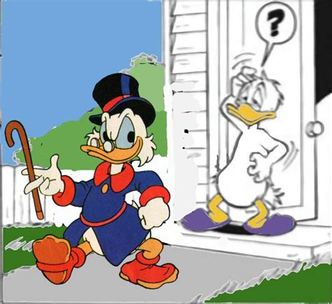 Scrooge Wakes Up Naked Donald Duck By Mrbertstown On Deviantart