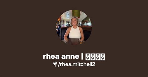 Rhea Anne 🤍 🫶🏼 Instagram Tiktok Linktree
