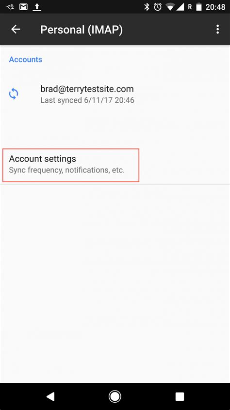 How To Change An Account From POP To IMAP On Android HostPapa Knowledge Base