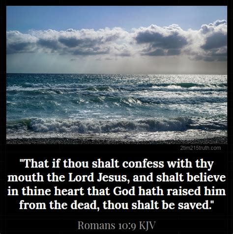 2 Timothy 215 Truth Verse Of The Day Romans 109 Kjv