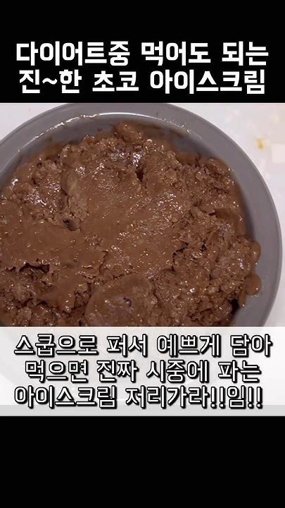 살안찌는 아이스크림 만들기 다이어트 간식초코아이스크림다이어터 아이스크림 건강한레시피 단백질쉐이크 레시피프로틴파우더