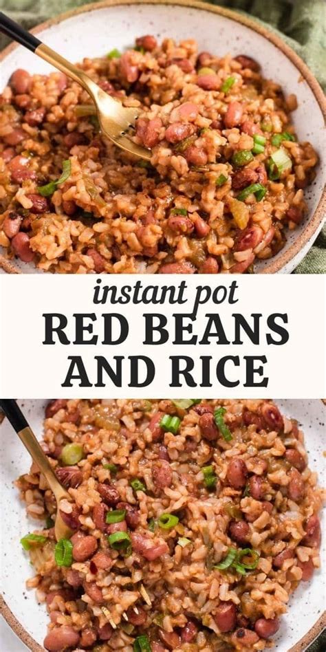 Its Easy To Make Cajun Inspired Red Beans And Rice In Your Instant Pot