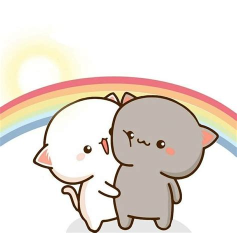 Cute Mochi Cats 💛 Cute Wallpapers Cute Bear Drawings Cute Anime Cat Cute Cartoon Images