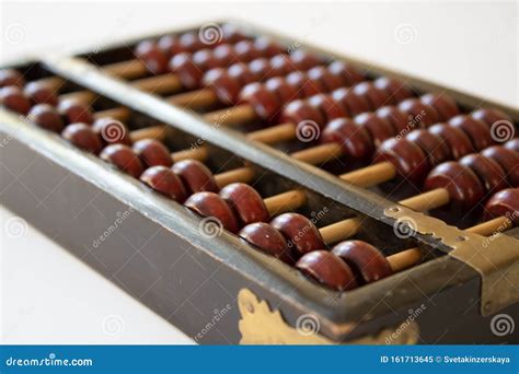 Old Abacus For Subtraction Division And Cation