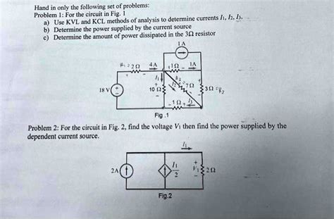 Solved Hand In Only The Following Set Of Problems Problem I For The