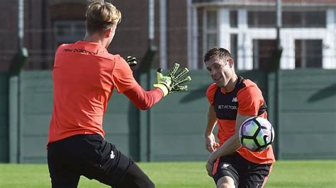 Inside Training Shooting Practice And A Stewart Tumble All About Anfield