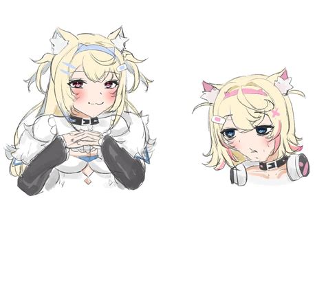 Mococo Abyssgard And Fuwawa Abyssgard Hololive And 1 More Drawn By