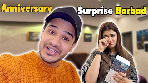 Kanwal Ka Wedding Anniversary Surprise Barbad Kar Diya Kanwal Ro Pari YouTube