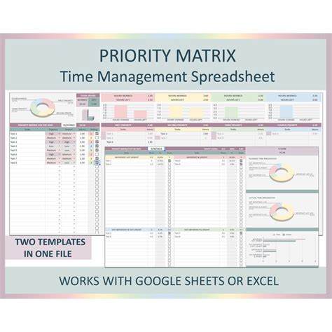 Prioritization Matrix Task Planner Task Tracker Priority Matrix