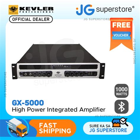 Kevler Gx 5000 1000w X2 High Power Integrated Amplifier With Usb And Bluetooth Function 2