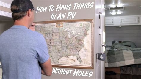 How To Hang And Secure Things In An RV Without Holes Rv Camper Hacks Rv Life