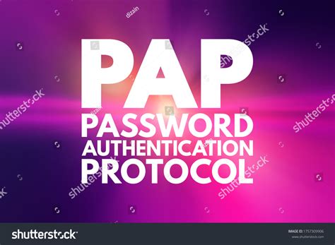 Pap Password Authentication Protocol Acronym Technology Stock Illustration 1757309906 Shutterstock