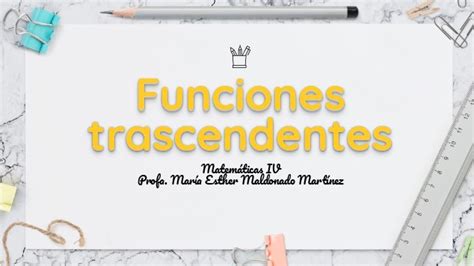 Funciones Trascendentes At Emaze Presentation
