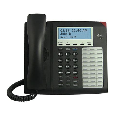 Esi Ivx S Class 24 Key Feature Phone User Manual Pdf Download Manualslib