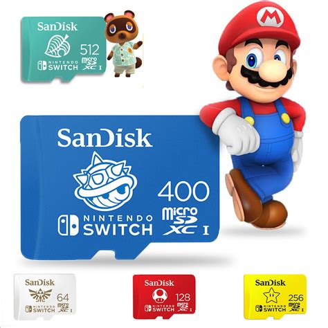 การ์ดหน่วยความจํา Microsdxc การ์ดสําหรับ Nintendo Switch 512gb 400gb
