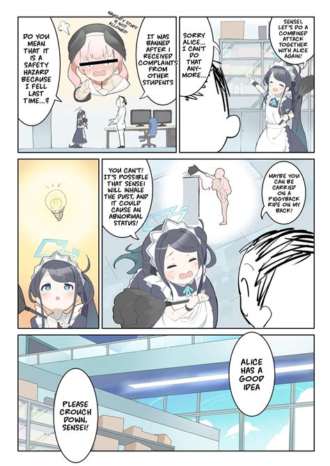 Sensei And Alice Join Together For A Combined Attack Alice Koharu