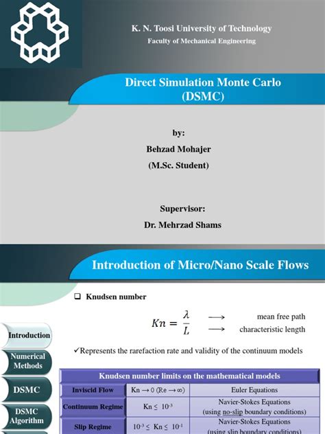 Micro And Nano Scale Flow Direct Simulation Monte Carlo Dsmc Pdf Fluid Dynamics Monte