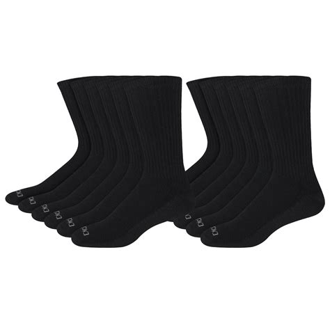 Dickies Mens Work Crew Socks 12 Pack