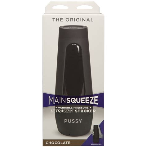 Doc Johnson Main Squeeze The Original Pussy Stroker Chocolate Xoxtoys