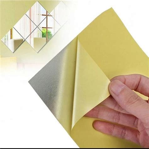 Dekoracyjne Lustro Samoprzylepne 7 Sztuk 15x15cm 7631088920