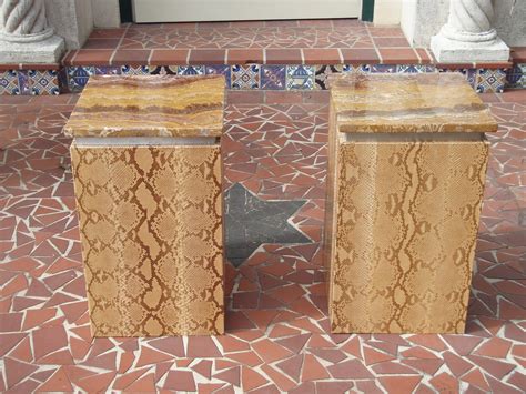 Pair Of Python Occasional Tables Maker Marketplace