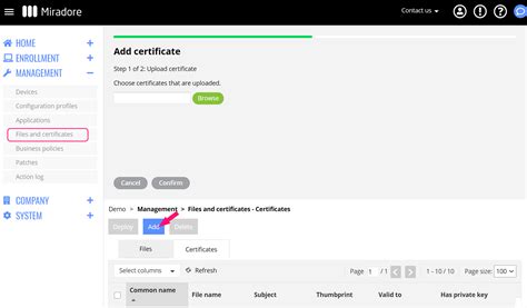 Deploying Certificates To Android Devices Miradore