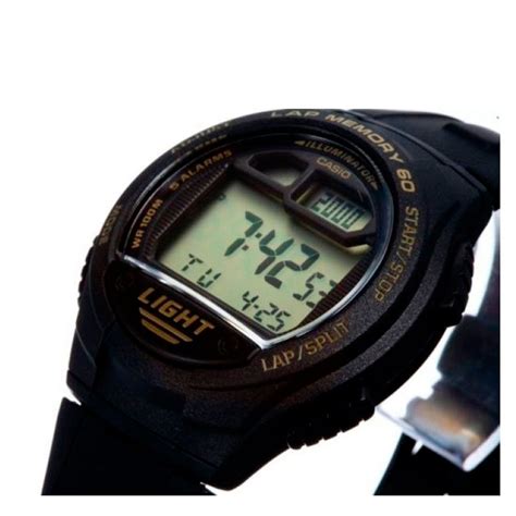 Reloj Casio Vintage Lap Memory W 734 9avdf Digital Dando La Hora