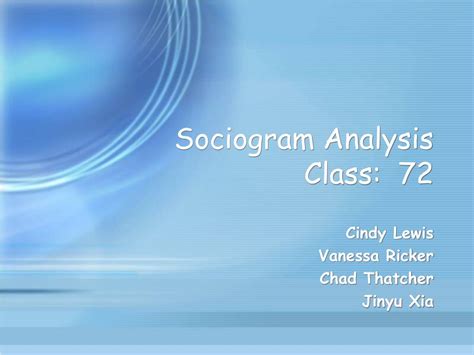Ppt Sociogram Analysis Class 72 Powerpoint Presentation Free Download Id1323632