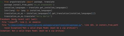 Error Cannot Get Getinstalledlanguages From Ergotranslate Package