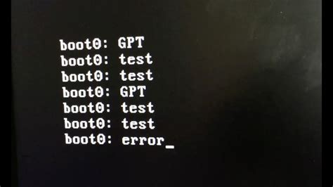 How To Fix Boot Error On Hackintosh YouTube