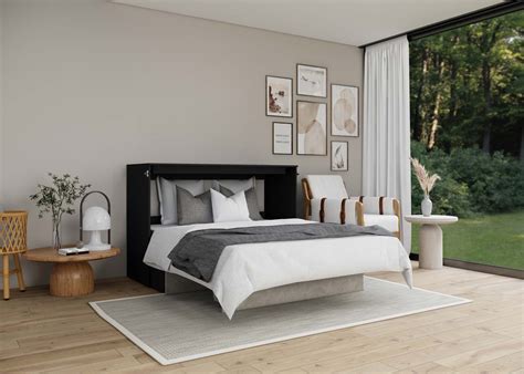 Lit Mural Compact Autoportant Livingchy Condo Rock Solid Et Noir