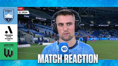 Match Reaction Robert Mak Isuzu Ute A League Youtube