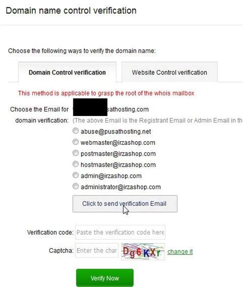 Verifikasi Email Ssl Pusathosting